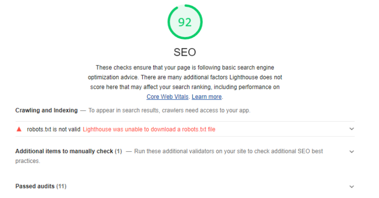 Fix lỗi "robots.txt is not valid - lighthouse was unable to download a robots.txt file" - Isaac ...